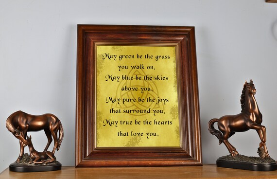 Celtic blessing Irish blessing Gaelic blessing printable | Etsy