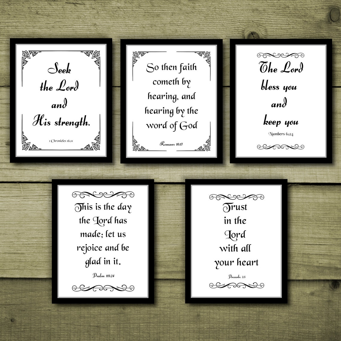 Printable Bible Verse Bundle, 20 Printable Bible Verses, Bible Verse ...