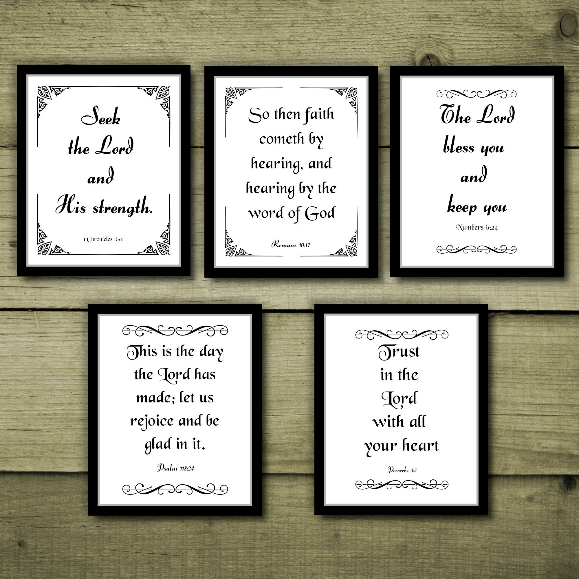Printable Bible Verse Bundle, 20 Printable Bible Verses, Bible Verse ...