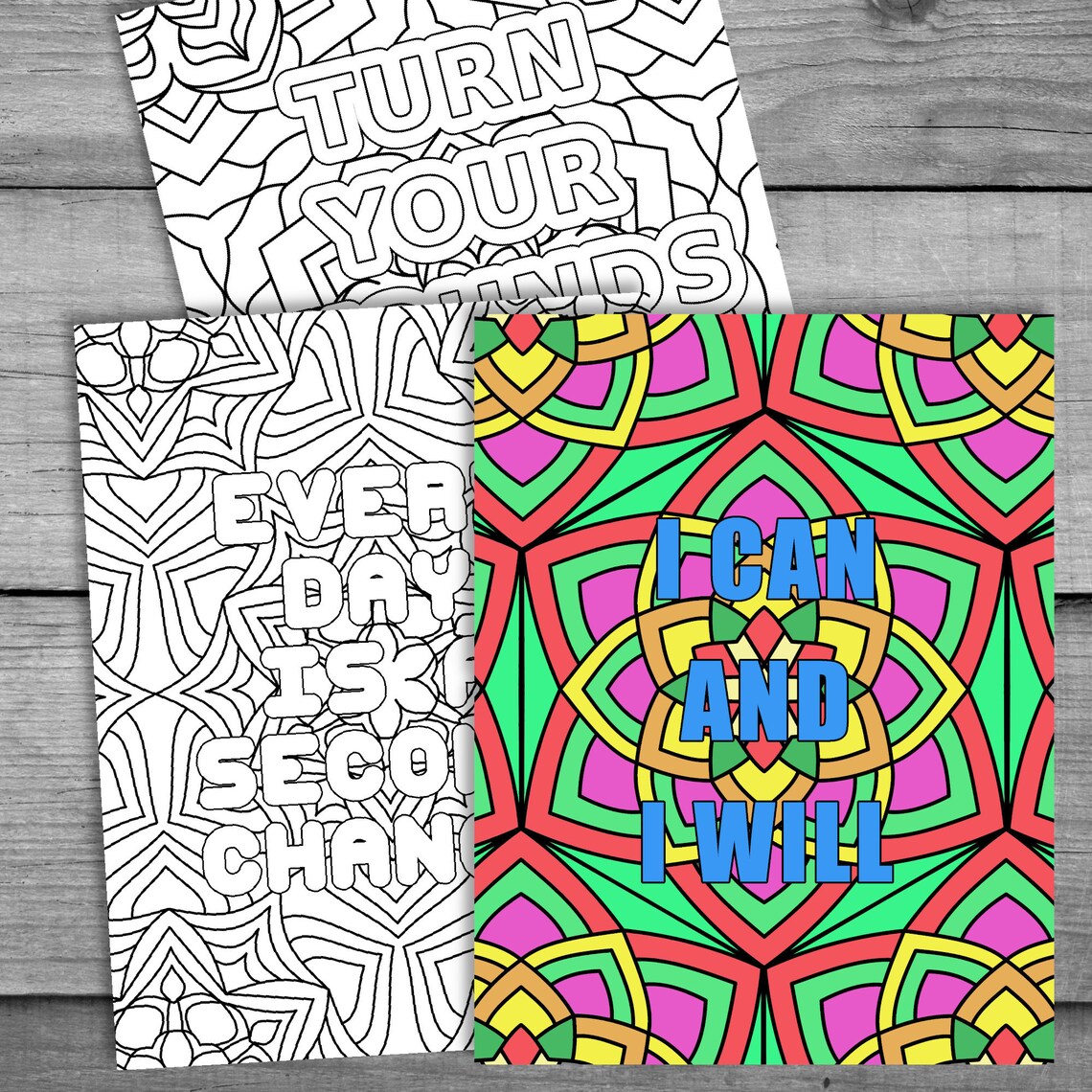 Printable Motivation Coloring Pages, Pdf, Downloadable Coloring Pages ...