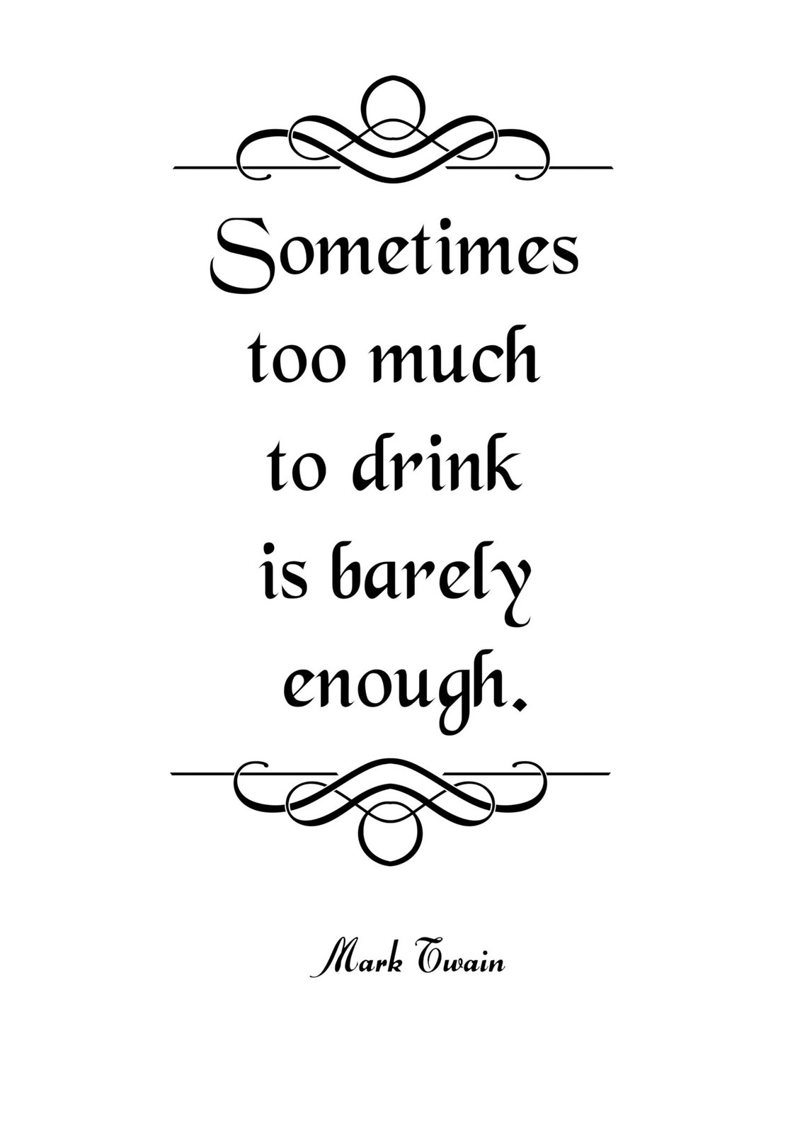 Printable Mark Twain Quotes Bundle, Printable Wall Art, 6 Humorous ...