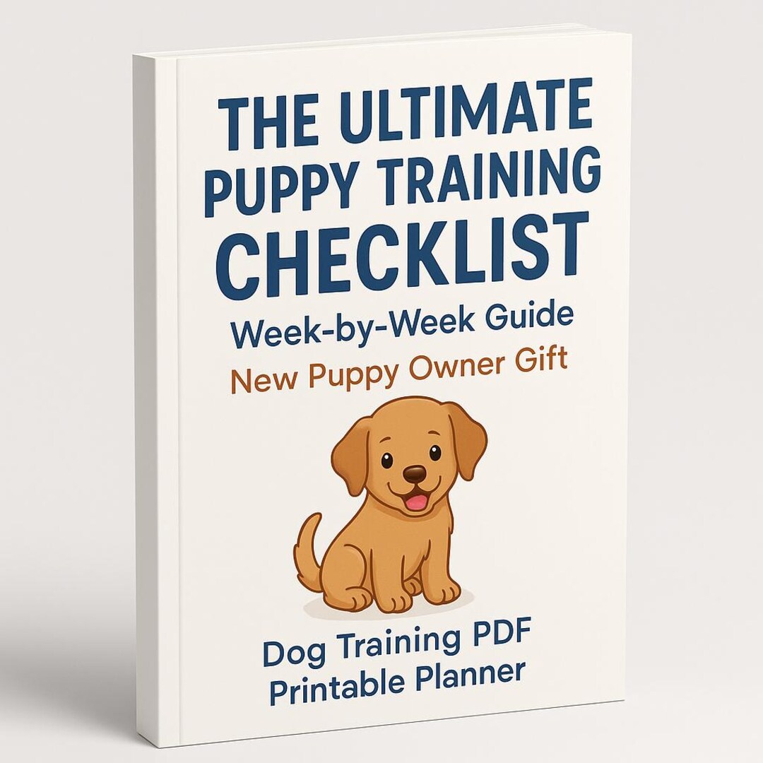 Puppy Training Checklist | 16-week Guide (PDF) - Etsy