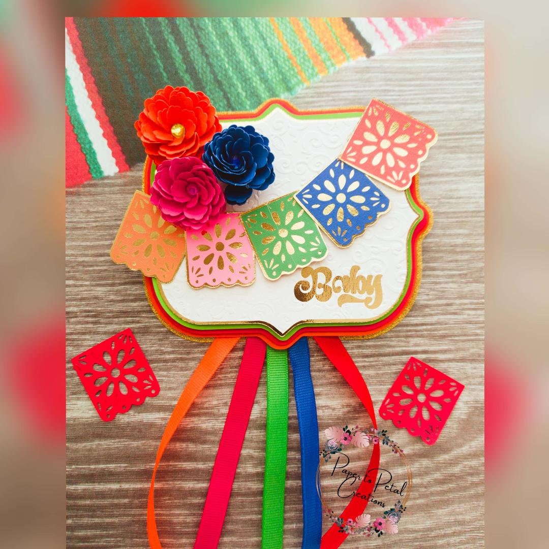 Gift Topper Mexican Fiesta/gift Bag Decoration/party Topper/party Decor ...
