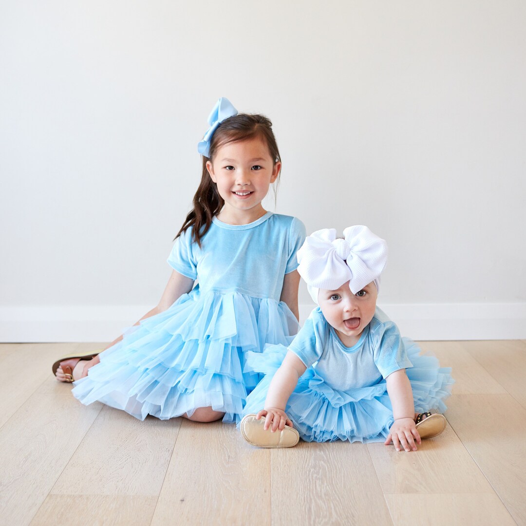 Girl Blue Birthday Dress, BLUE Party Dress, Girl Blue Party Dress, Baby ...