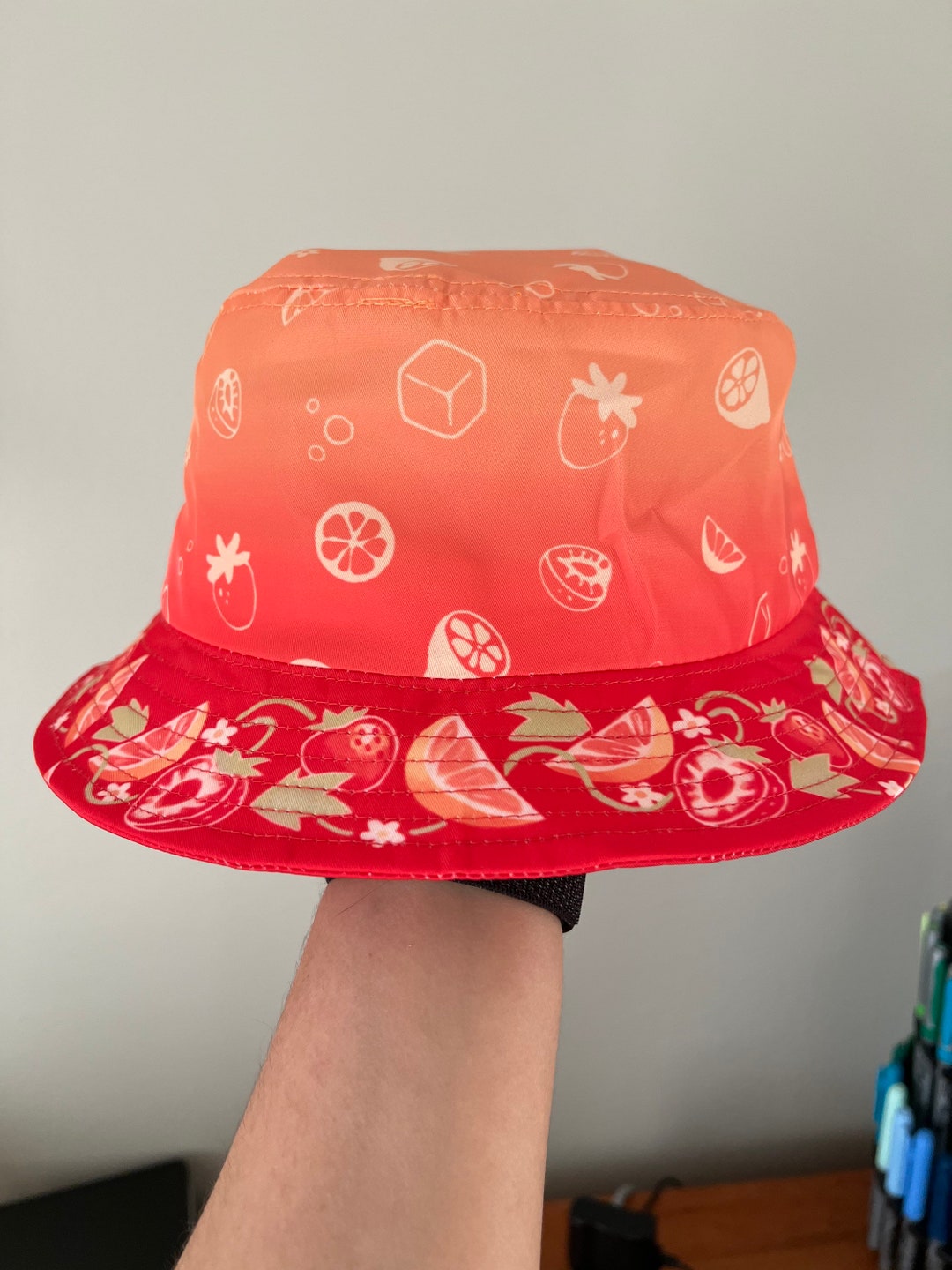 Strawberry Lemonade Bucket Hat - Etsy