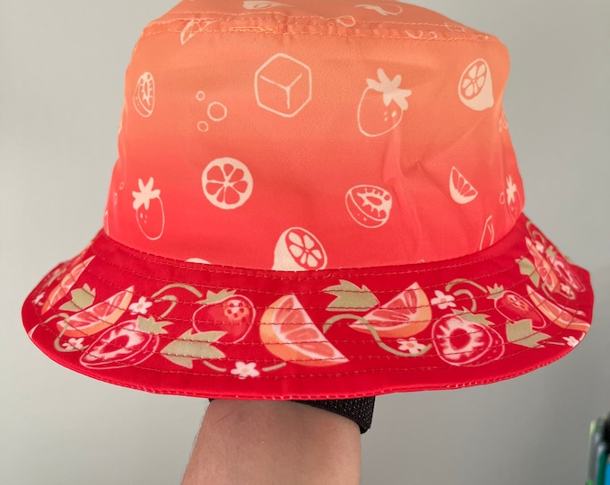 Strawberry Lemonade Bucket Hat - Etsy