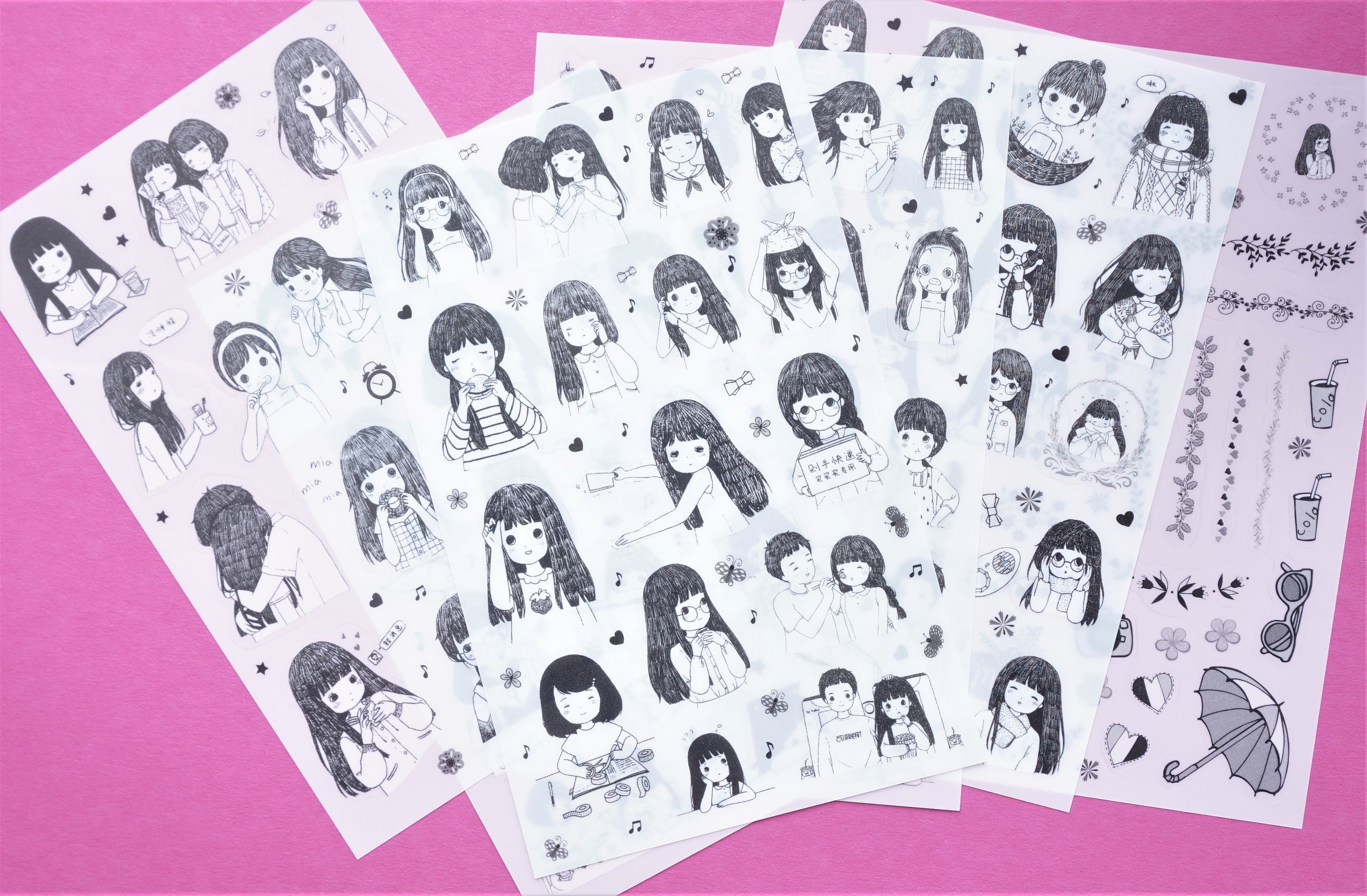 Cute Japanese Stationery Scrapbooking Stickers | Etsy