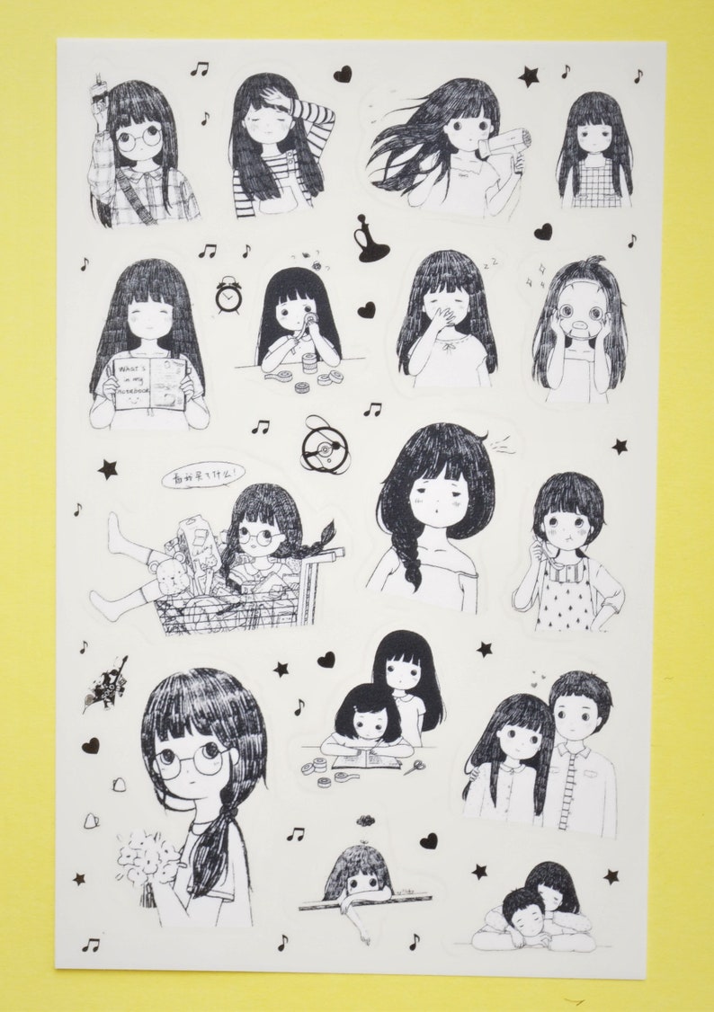 Cute Japanese Stationery Scrapbooking Stickers - Etsy