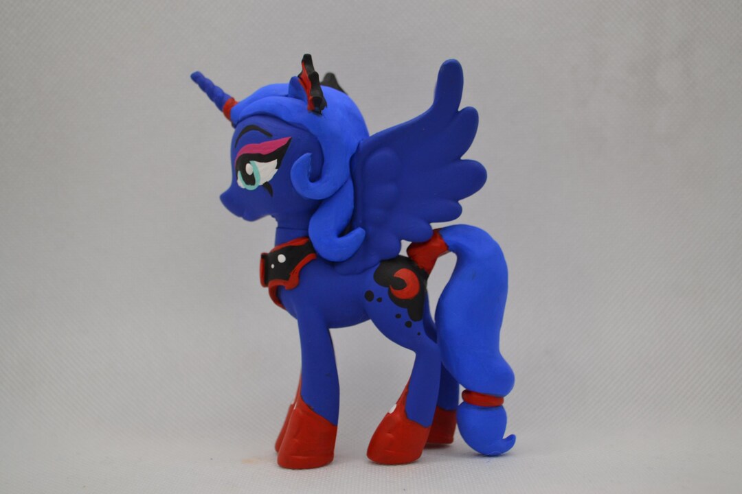 Dupluna (alternate Universe Luna) My Little Pony OOAK Handmade Sculpted ...