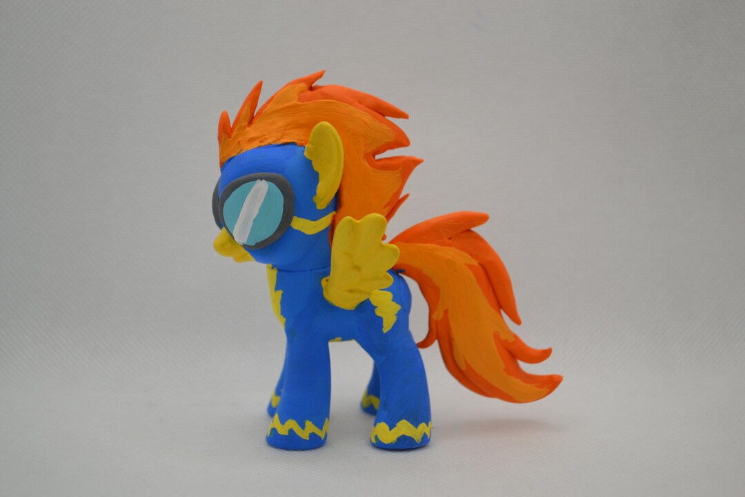 Spitfire Wonderbolt My Little Pony OOAK Handmade Sculpted Figure - Etsy