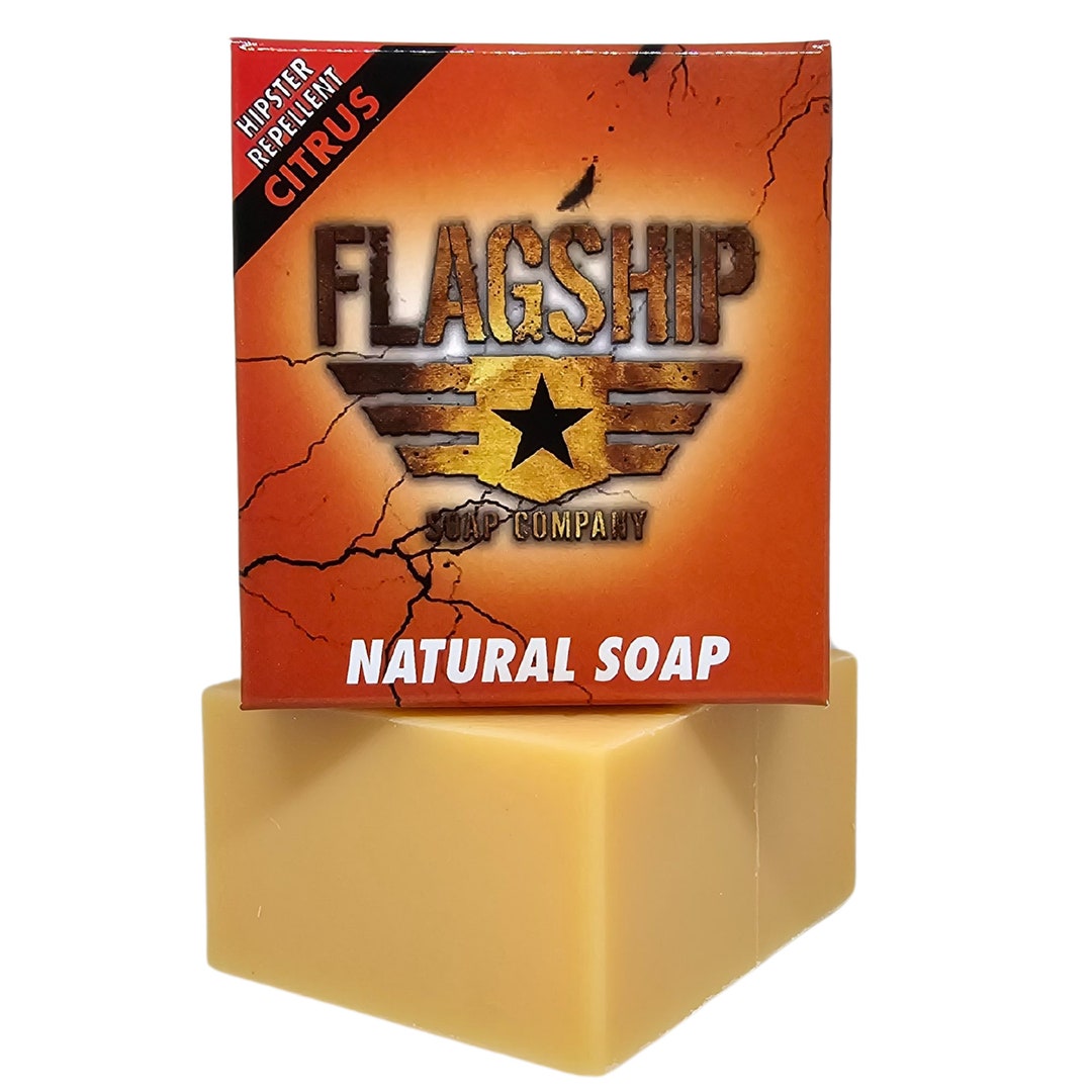Citrus Man Soap-hipster Repellent, Handmade Natural Men’s Soap Bar ...