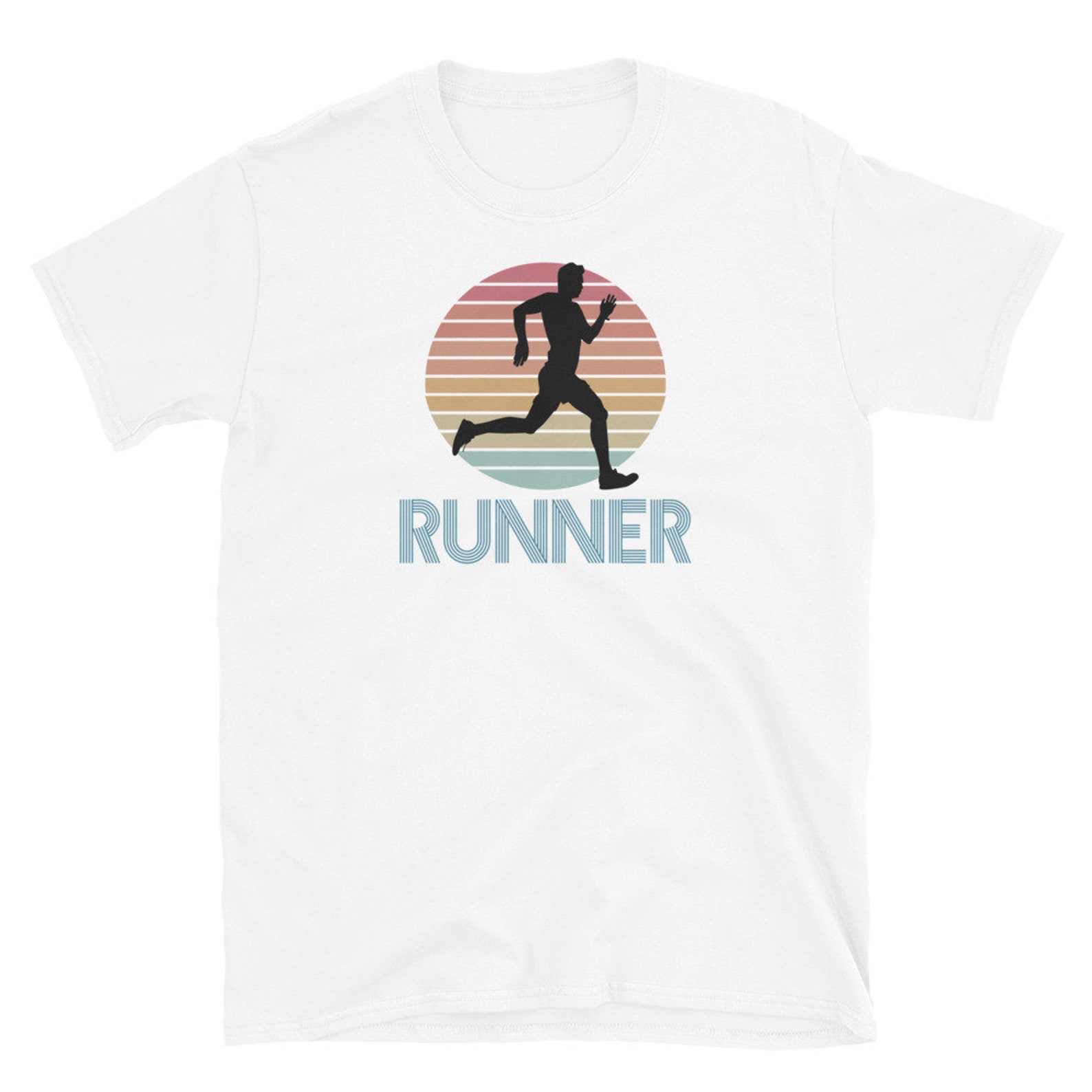 RUNNER T-Shirt Men Track & Field Runner T-Shirt Runner Retro | Etsy