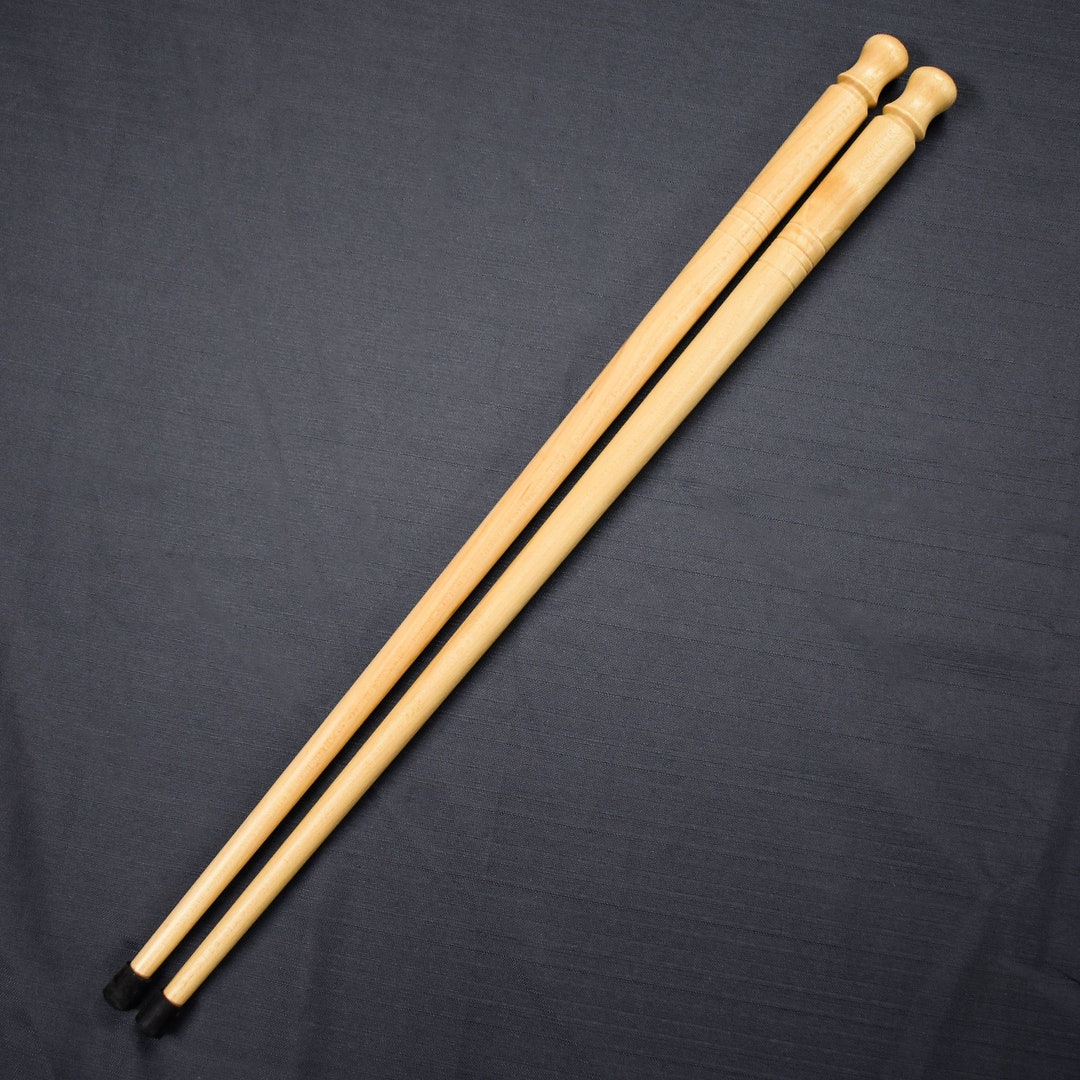 Set of 2 Deluxe Crokinole Cue Sticks With Gripper Knob (20.5" Length ...