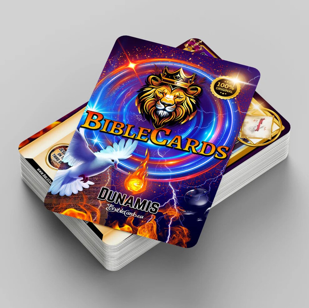Dunamis Edition Bible Cards - Pack of 22 Trading Cards - Etsy