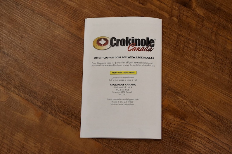 Crokinole Rules & Score Cards physical Copy - Etsy