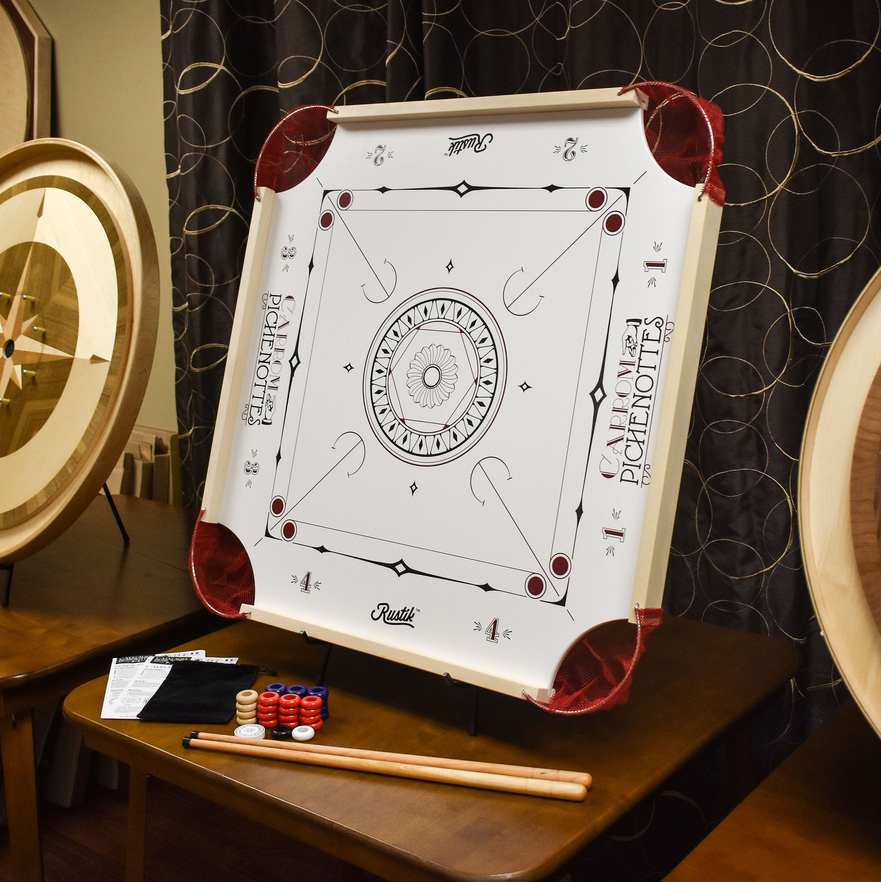Carrom Board Rotating Stand