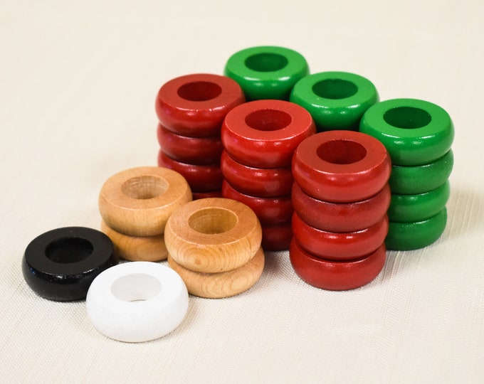 Antique Wooden Carrom Board Game Rare All Wooden Rings and Pins Double ...