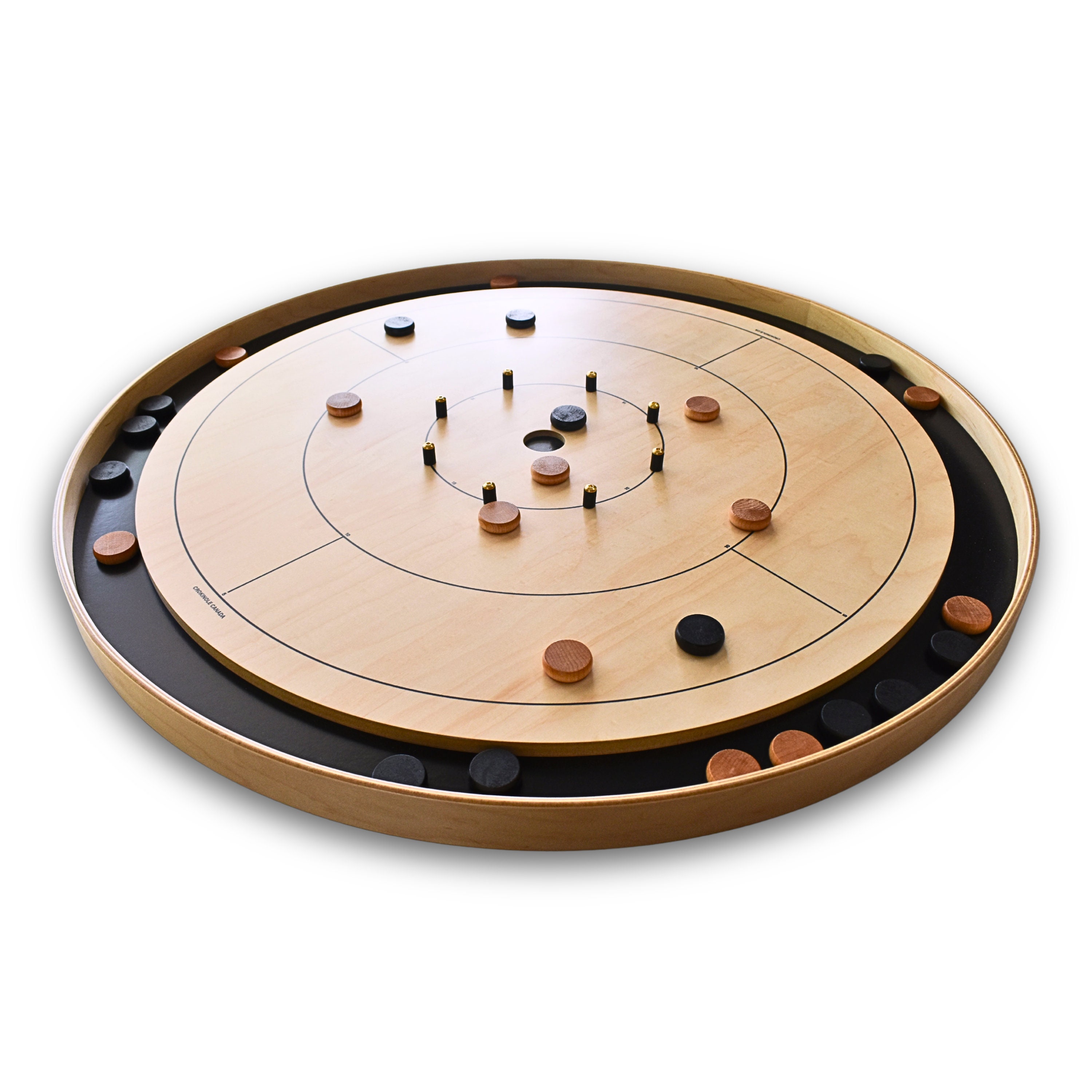 The Crokinole Canada Board (with Branding) - Tournament Style Crokinole ...