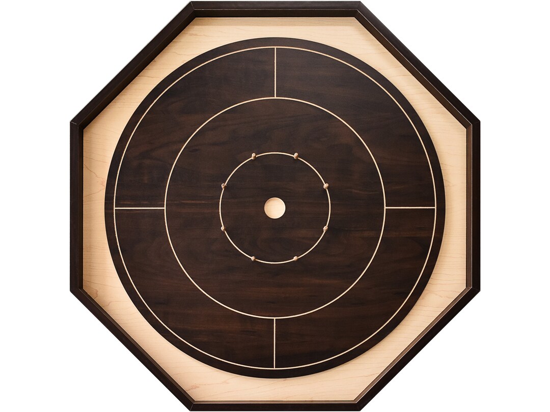 Walnut Crokinole Board for Beginners Walnut & Maple Melamine CNC ...