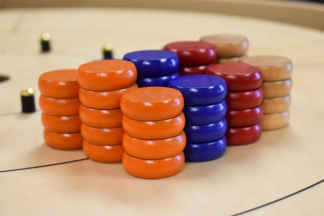 Hockey 4 Player Crokinole Disc Party Pack (52 Discs) - Etsy