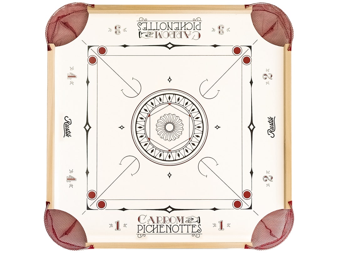 Classic American Style - Beginner Carrom / Pichenotte Board Game Set - Etsy