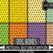 100 Seamless Dog Bone Digital Pattern PNG Dog Scrapbook Paper 100 Solid ...