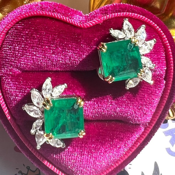 Emerald Earring - Etsy