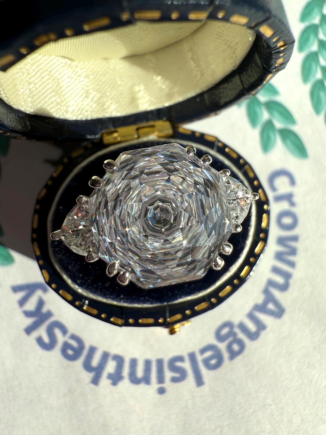 5 Carat Radiant Cut Three Stone Anniversary Diamond Simulant Promise ...