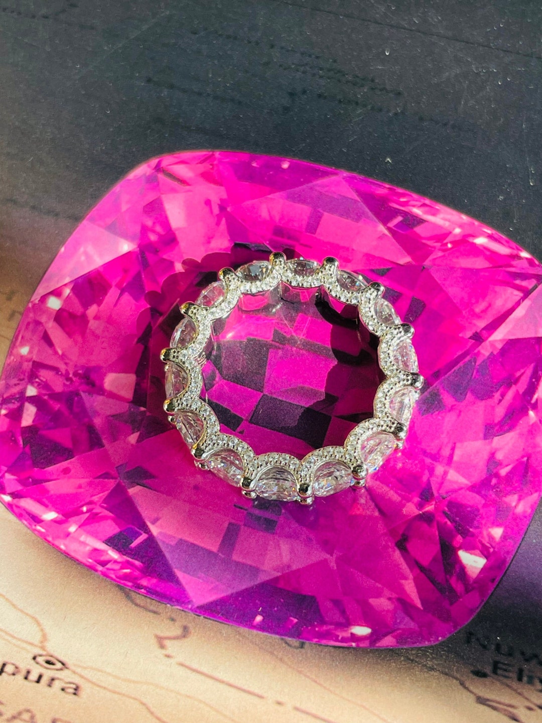 10+ Carat Eternity Full of Diamond Band, Luxury Fancy Ring, Best ...