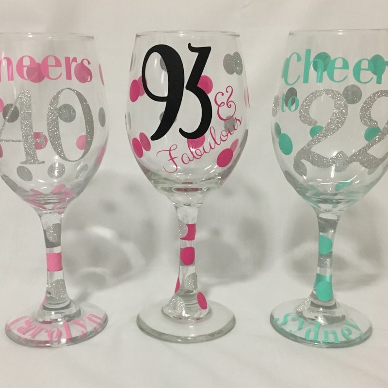 Personalized Wine Glasses - Etsy