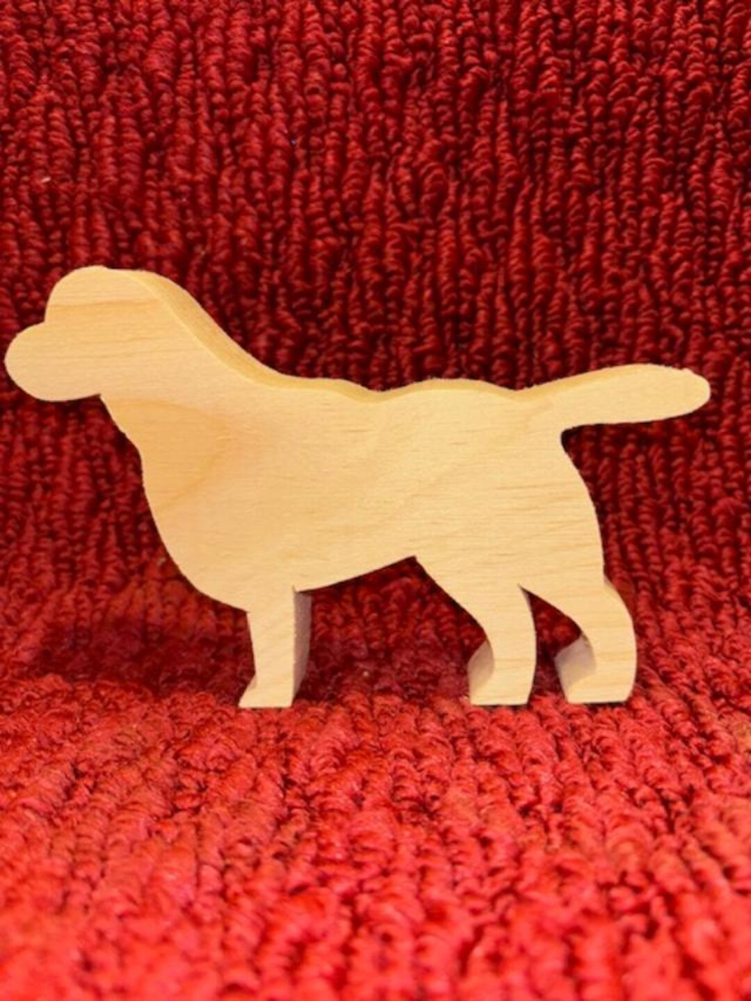 Wood Labrador Retriever Dog, 4" Tall, 5 1/2" Wide, 3/4" Thick - Etsy
