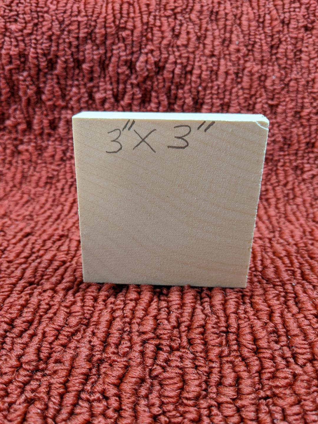 Wood Plaque 3" Tall, 3" Wide, 3/4" Thick - Etsy