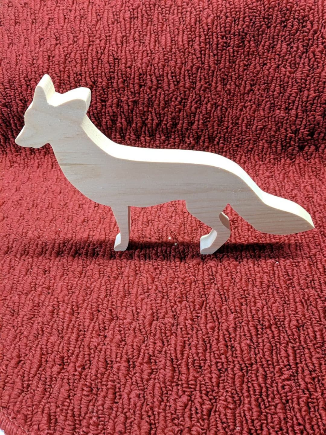 Wood Fox, 7 1/2" Tall, 11" Wide, 3/4" Thick - Etsy