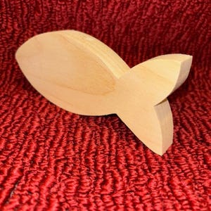 Wood Fish, 6" Wide, 2 1/2" Tall, 3/4" Thick - Etsy