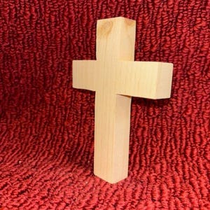 Wood 5 Inch Cross, 5" Tall, 3 1/2" Wide, 3/4" Thick - Etsy