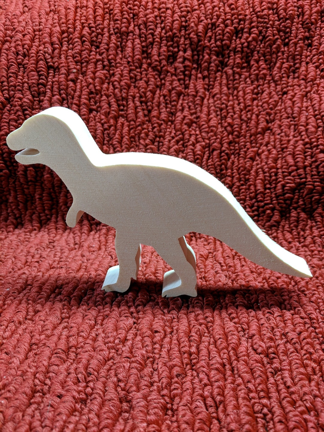 Wood Dinosaur, T-rex, 4" Tall, 7" Wide, 3/4" Thick - Etsy