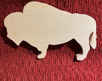 Buffalo Bison Shape MULTIPLE SIZES Laser Cut Unfinished - Etsy
