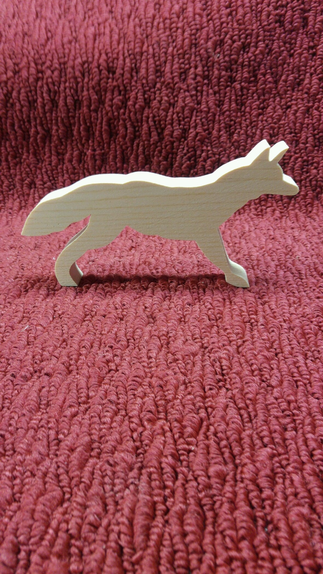 Wood Fox 3 1/2 Tall, 6 3/4 Wide, and 3/4 Thick - Etsy