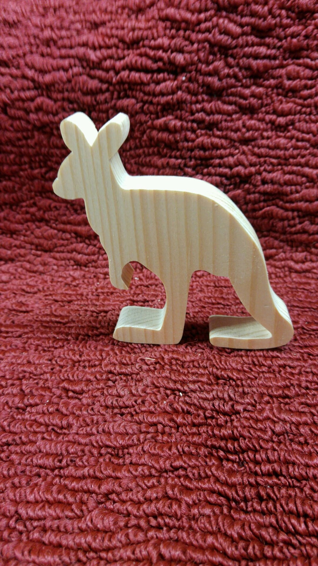 Wood Kangaroo 4 1/2" Tall, 4" Wide, 3/4" Thick - Etsy