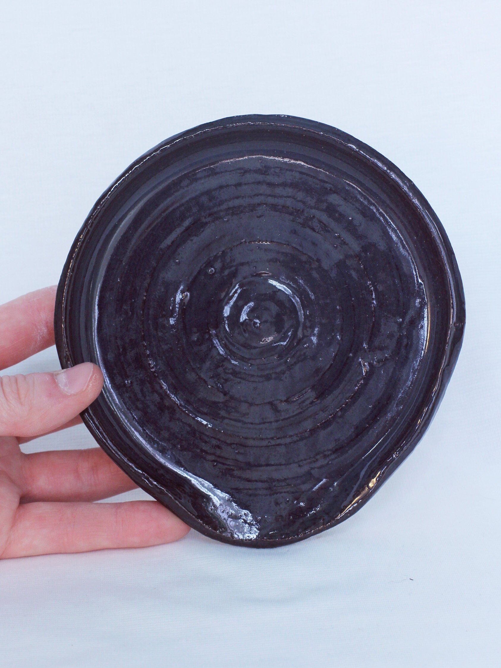 Terracotta Spoon Rest - Black - Etsy