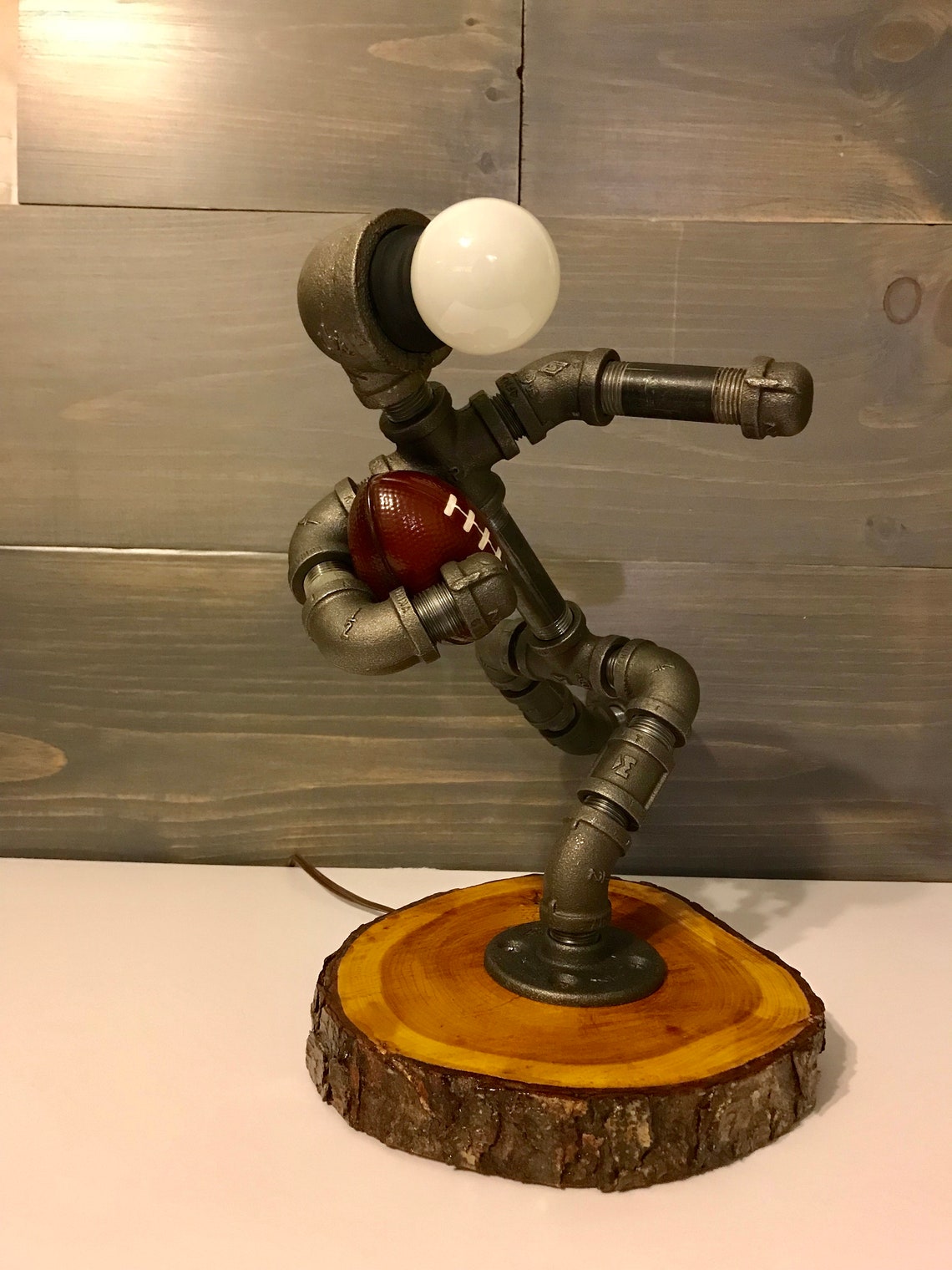 Black Pipe Football Player - Etsy