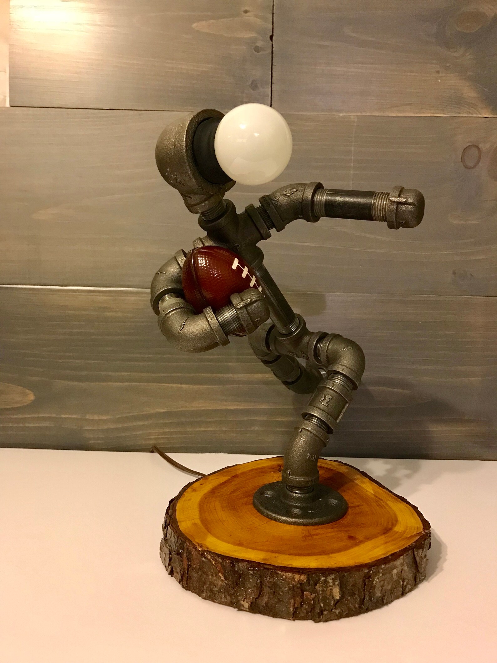 Black Pipe Football Player - Etsy