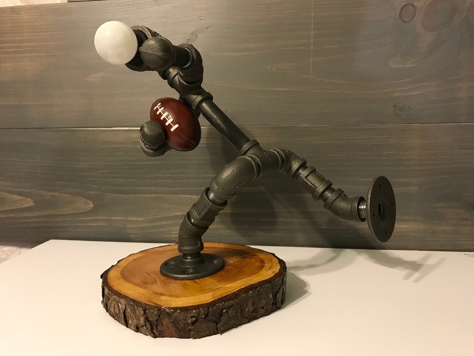 Black Pipe Football Player - Etsy