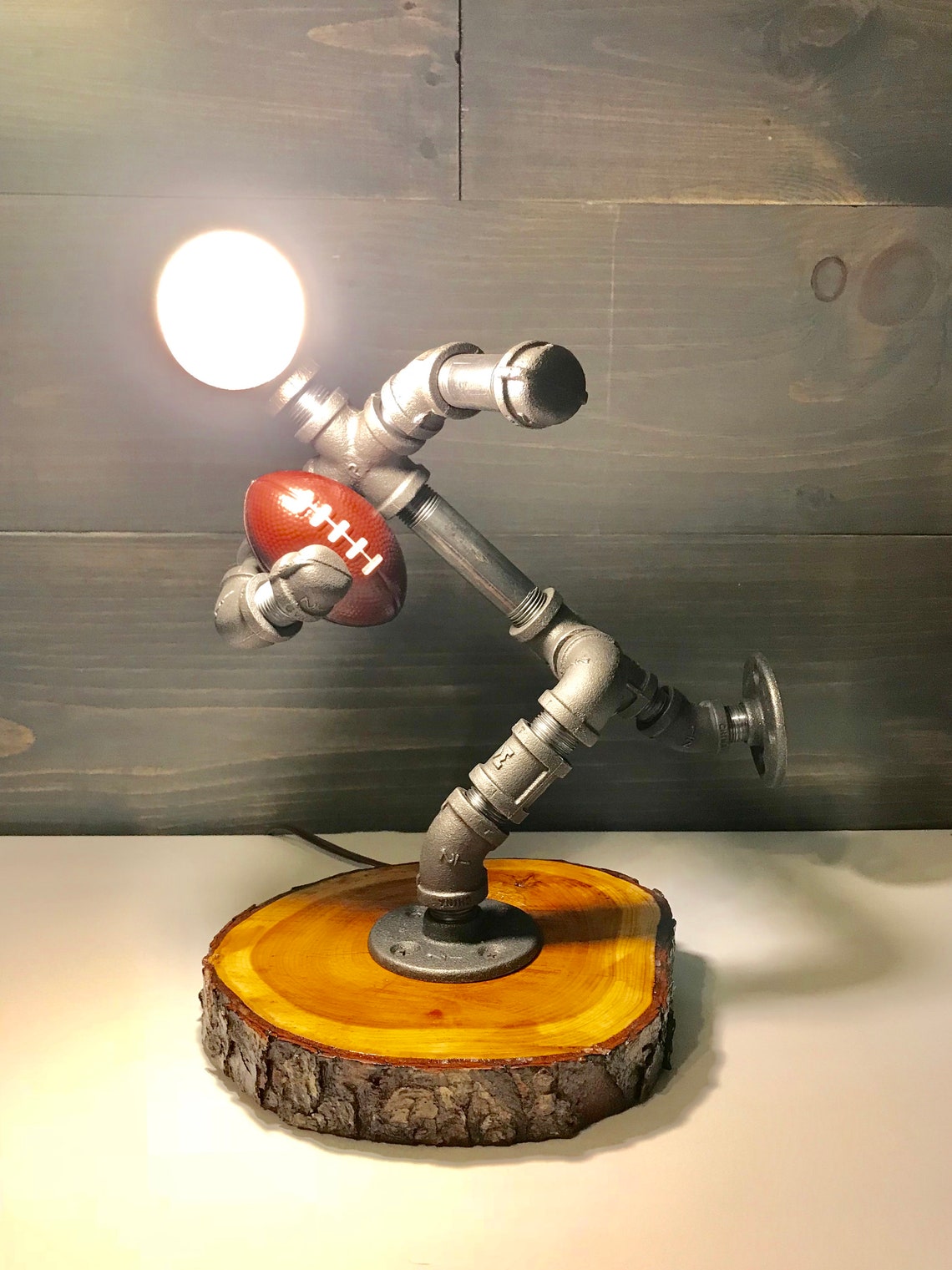 Black Pipe Football Player - Etsy