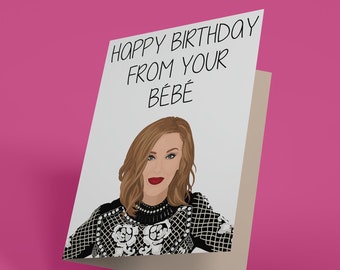 Moire Rose Card Schitt's Creek Birthday Card Funny Card It's Your ...