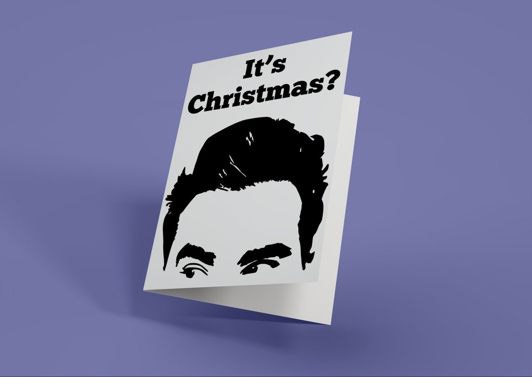 David Rose Christmas Card - Etsy