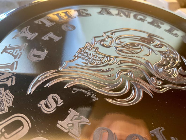 Hand Engraved Chrome Engine Cover Set | Harley Twin Cam, USA Made - Etsy