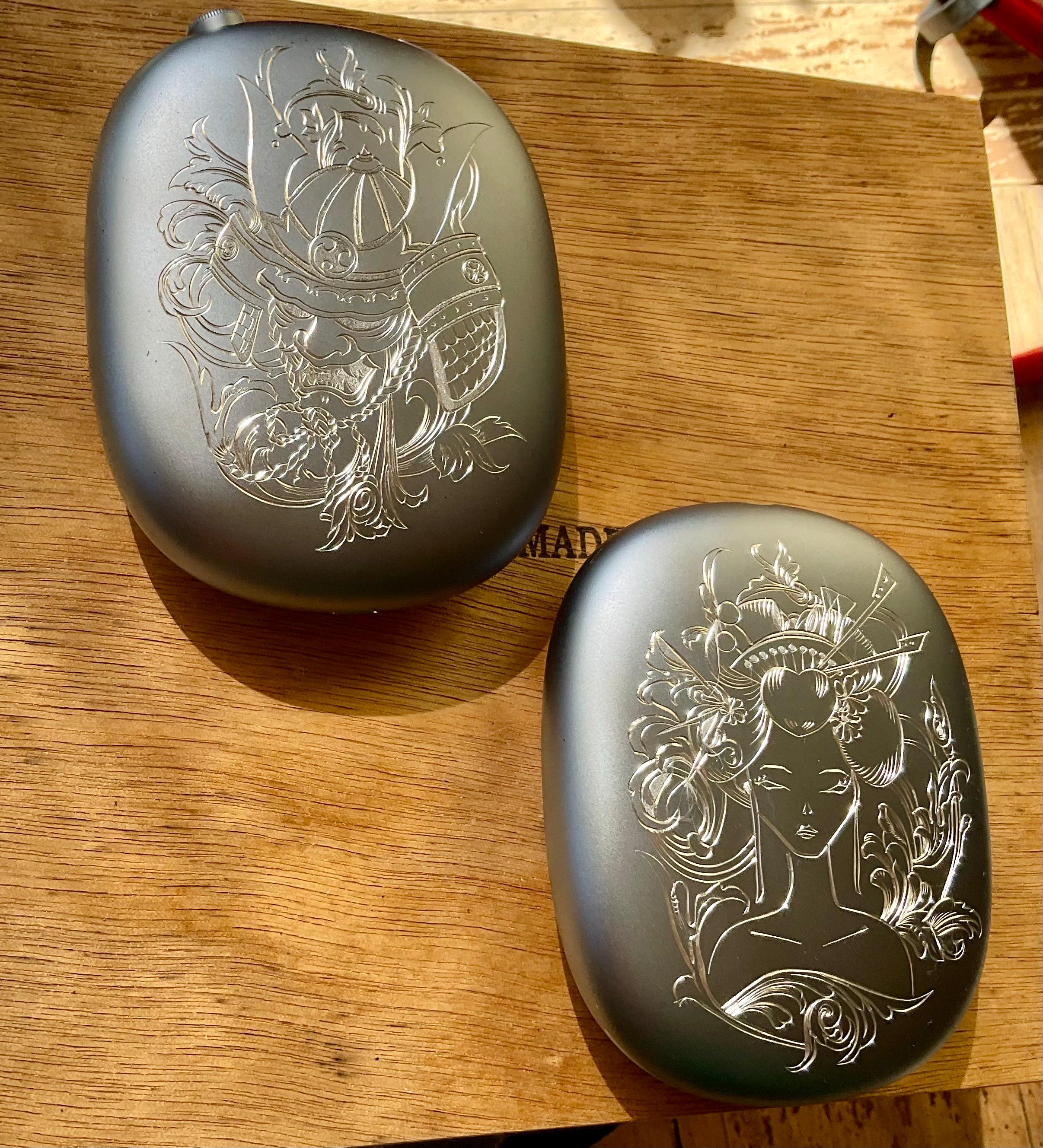 Hand-engraved Airpods Max: Custom Luxury Headphones - Etsy