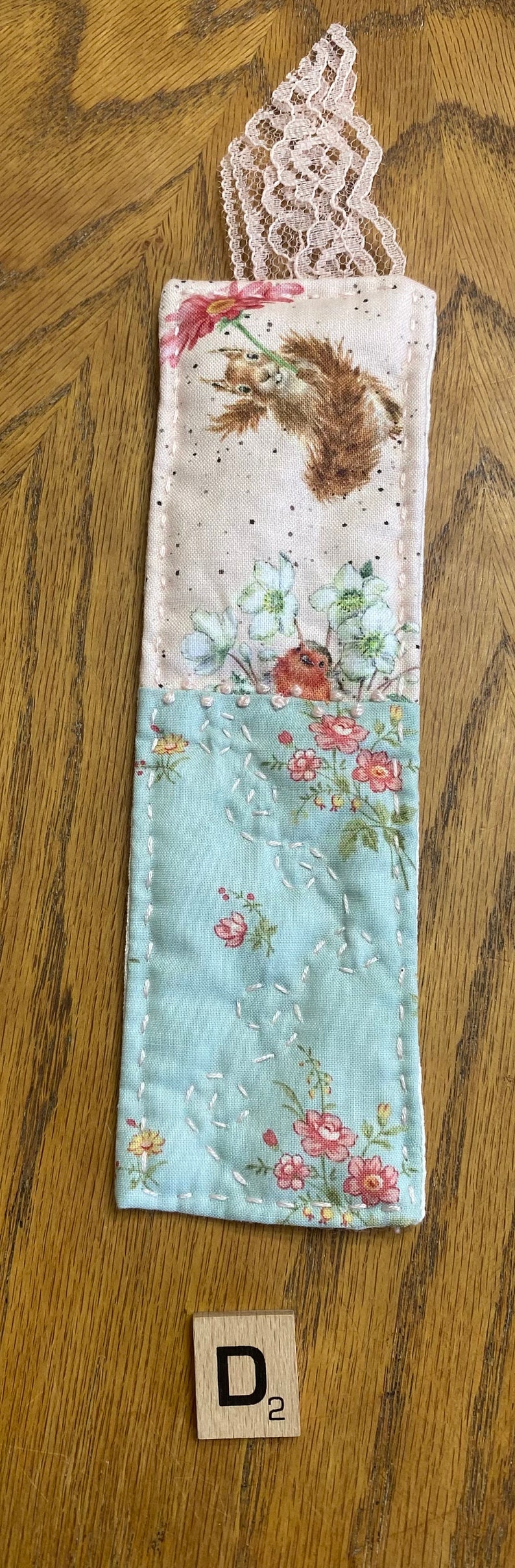 Whimsical Forest Animal Hand Quilted Bookmark - Etsy