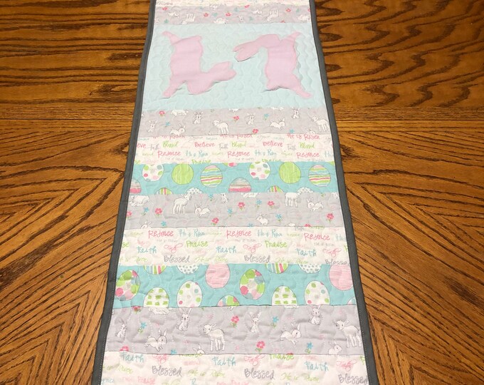 Quilted Easter Table Runner - Etsy